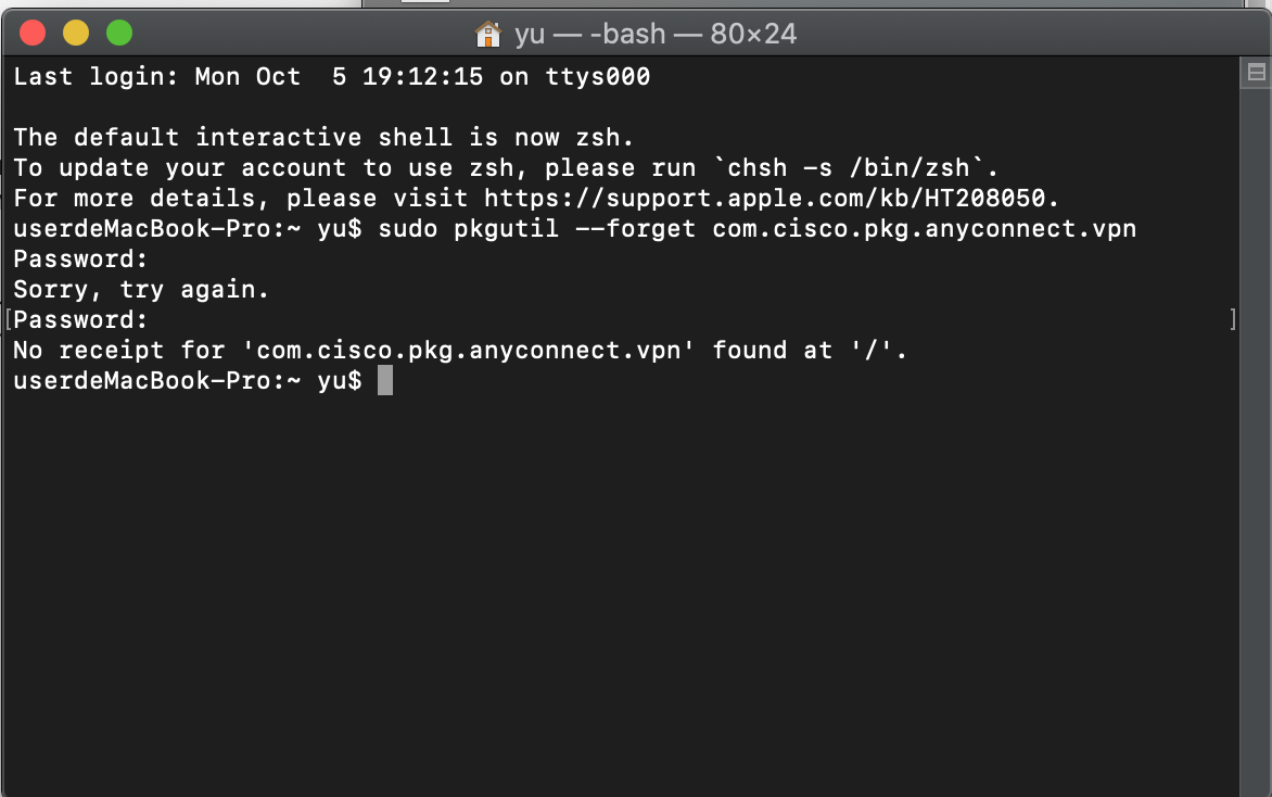 Unable to install Anyconnect VPN client on mac - Cisco Community Unable to install Anyconnect VPN client on mac - Cisco Community